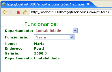 Artigo Java Magazine 43 - AJAX com JavaServer Faces - DevMedia