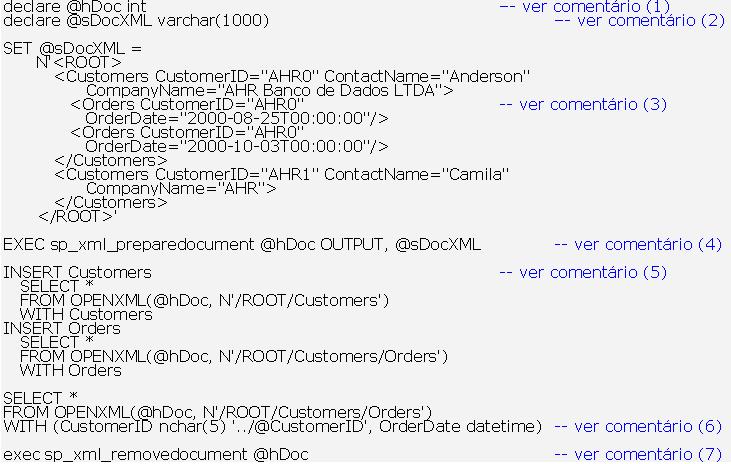 XML com SQL Server 2000 – Parte 03 - DevMedia