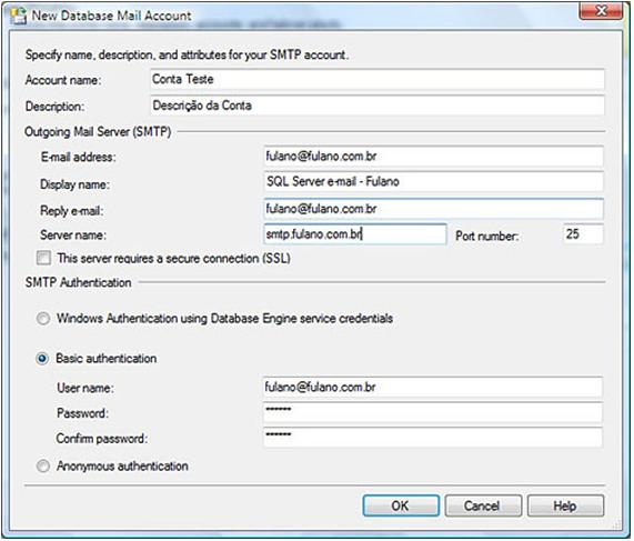 Enviando e-mails com o SQL Server 2005 - Parte 02 - DevMedia