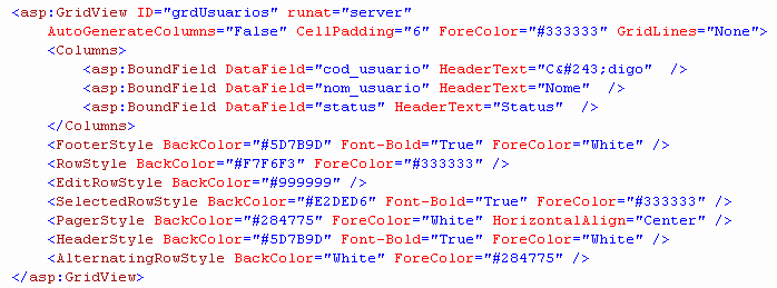Manipulando o GridView através do Evento RowDataBound – Parte 1 - DevMedia