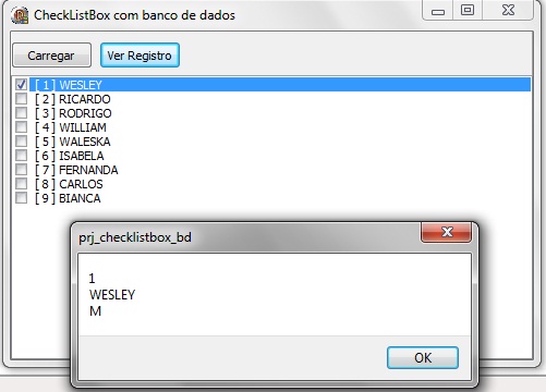 Adicionar Items CheckListBox com DataSet - DevMedia
