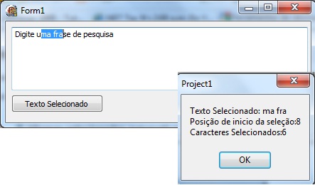 Quick Tips: Recuperando o texto selecionado em um Memo - DevMedia
