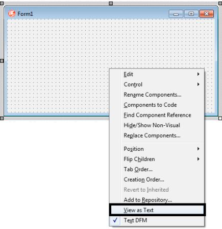 Compreendendo os arquivos dfm do Delphi - Dica - DevMedia