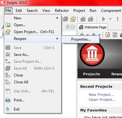 Quick Tips : Reopen do Delphi 2010 - DevMedia