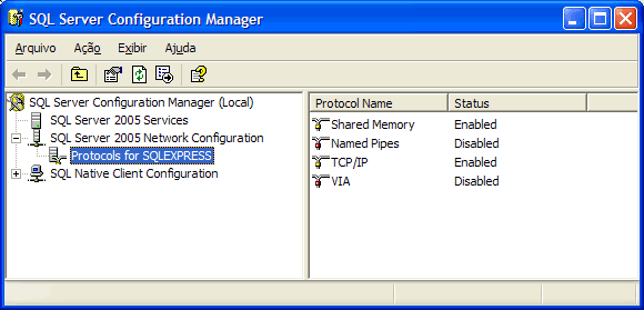 Configurando um Datasource Para Acesso Ao SQL Server 2005 Express, no ...