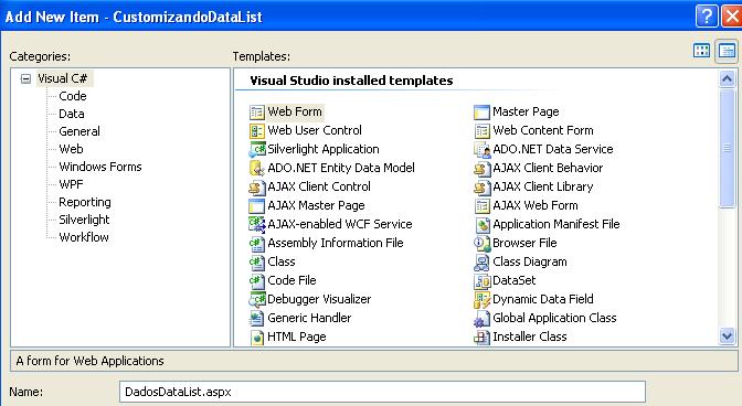 DataList: Customizando - Parte 1 - DevMedia