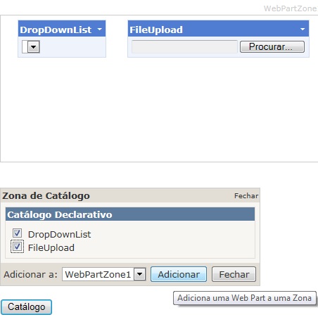 Exemplos Práticos: Controles Nativos do ASP.NET – Web Parts – Parte 3 - DevMedia