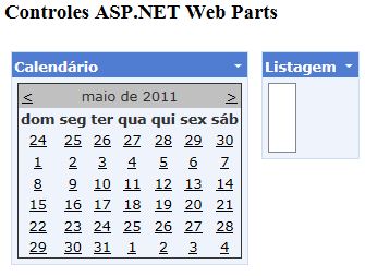 Exemplos Práticos: Controles Nativos do ASP.NET – Web Parts – Parte 3 - DevMedia