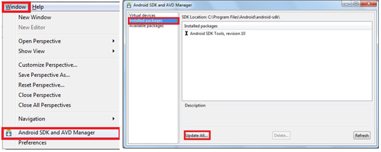 Criando o Exemplo: Configurando e executando um Hello World com Android ...