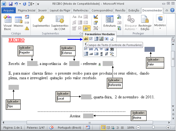 Recibo de Pagamento: Integrando Delphi com Word - DevMedia