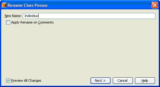 NetBeans IDE refactoring – Parte I - DevMedia