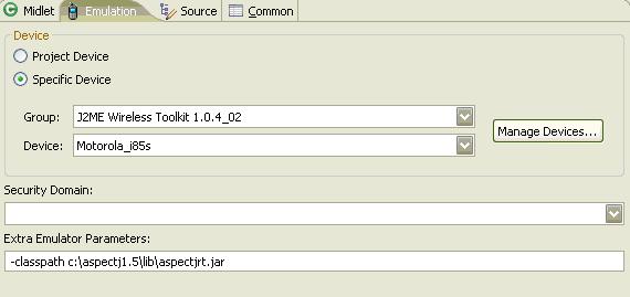 Criando um projeto em JME com aspectos - DevMedia
