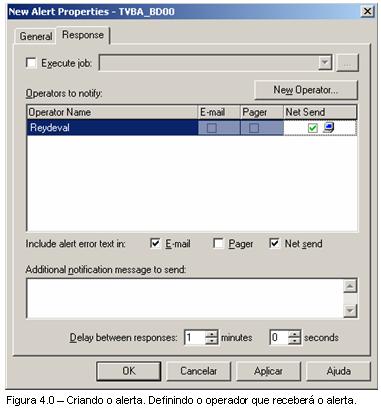 Auditoria usando Alertas no SQL Server 2000 - DevMedia