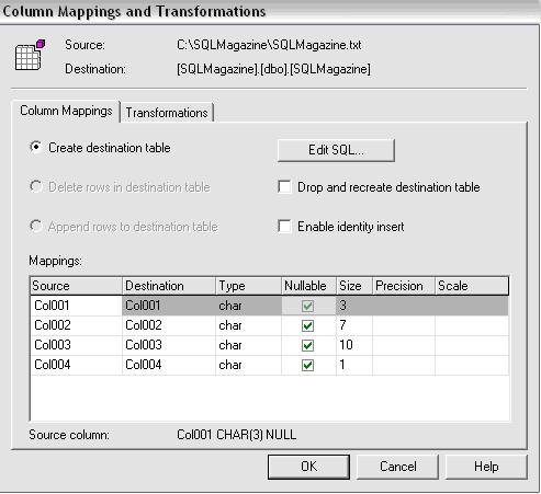 Importando arquivos texto para o SQL Server 2000 - DevMedia