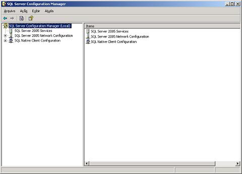 Configurando os Serviços e Conexões do Microsoft SQL Server 2005 ...