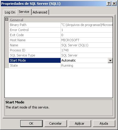 Configurando os Serviços e Conexões do Microsoft SQL Server 2005 ...